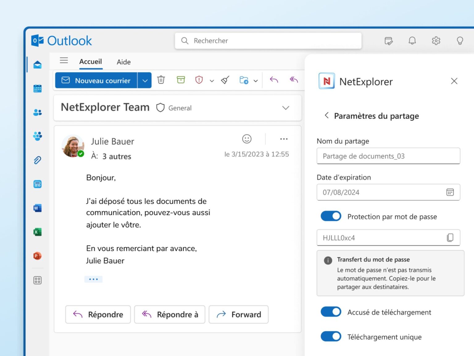 Suite collaborative de gestion de fichiers | NetExplorer